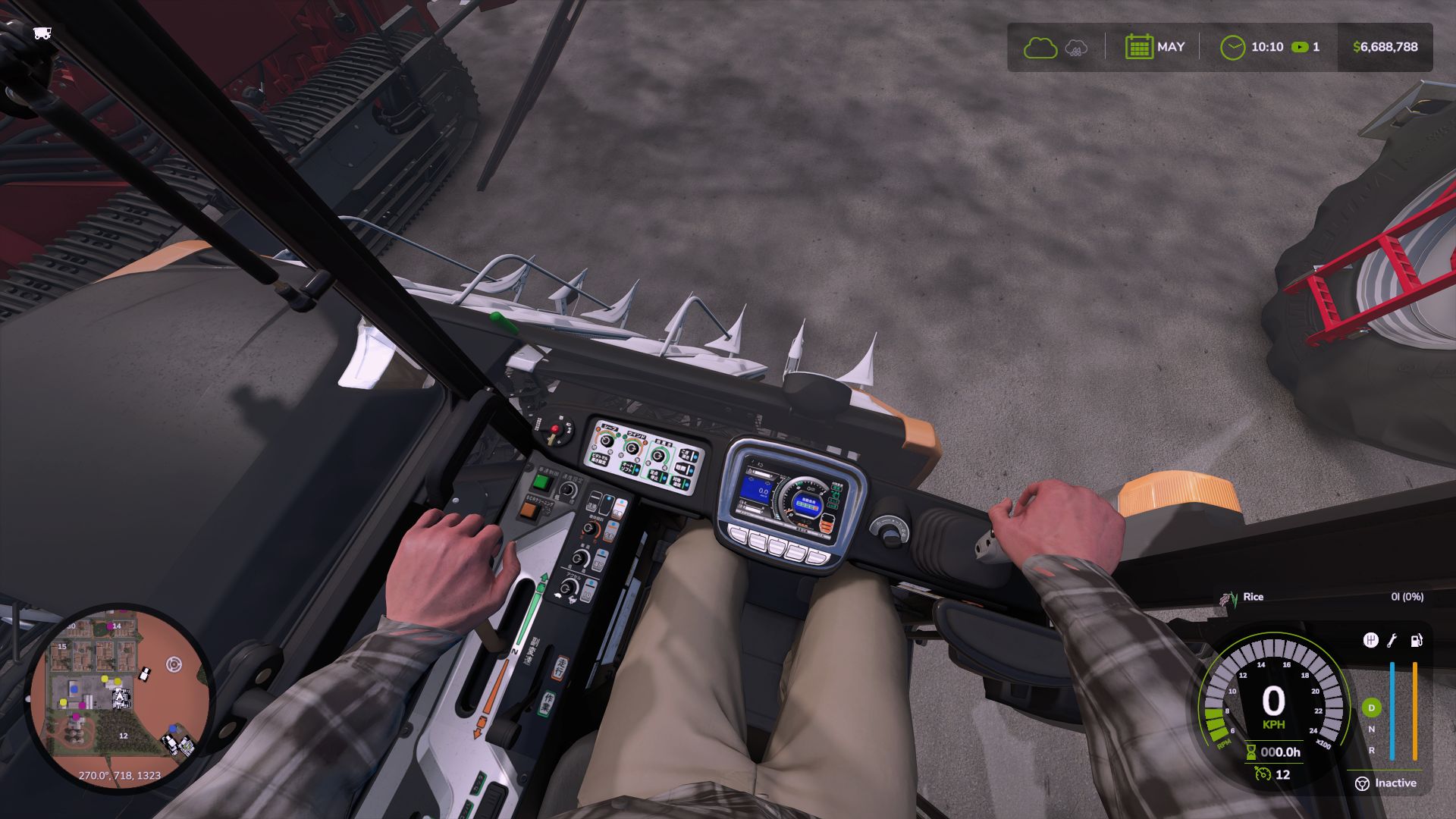 LS25 Realistic camera in the cabin V1.2.0.0 Mod / LS25 Mods