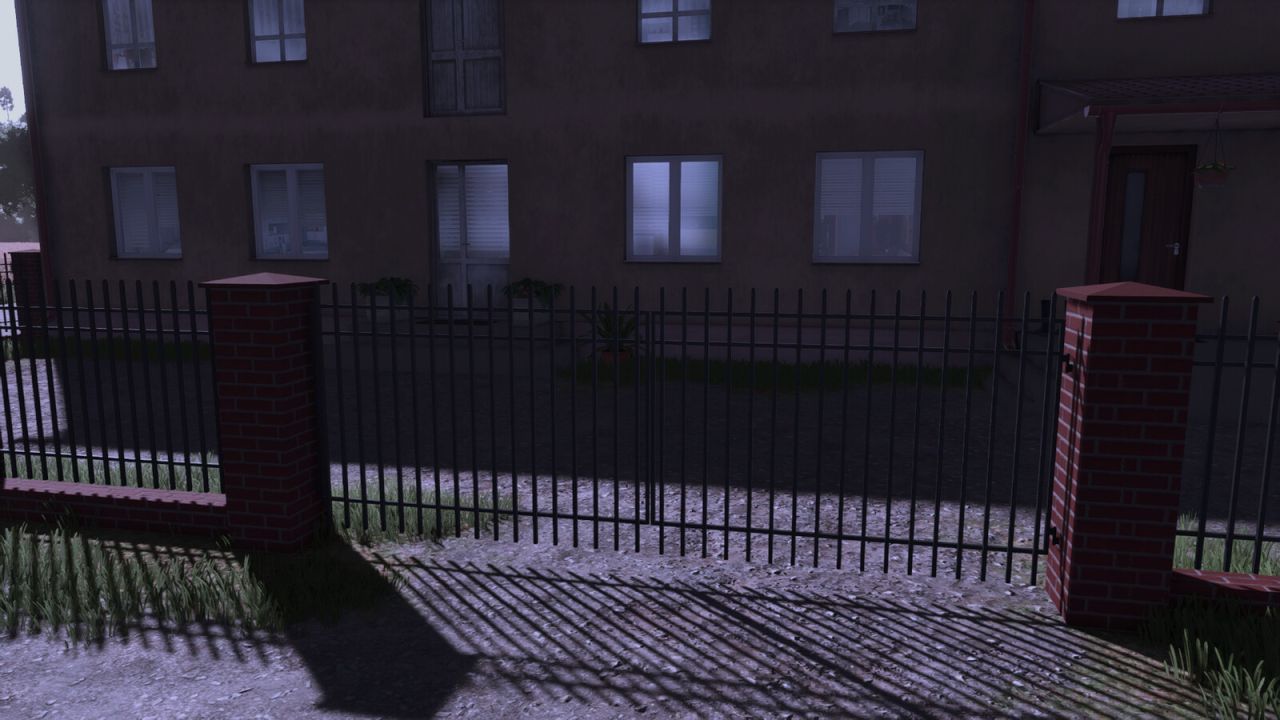 LS25 Red Brick And Metal Fence V1.0.0.0 Mod / LS25 Mods