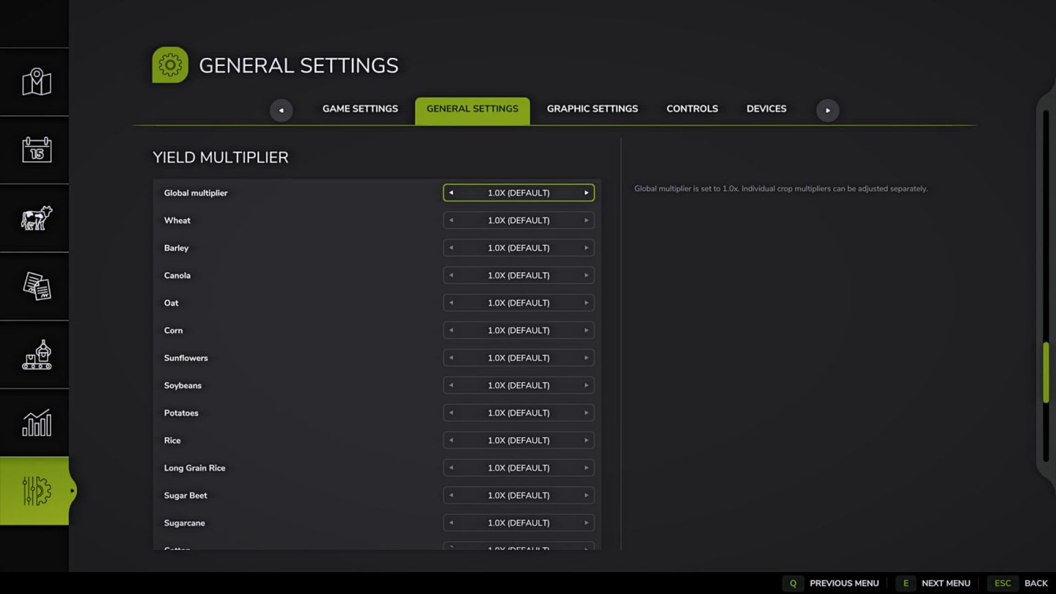 LS25 Yield control V2.0.0.0 Mod / LS25 Mods