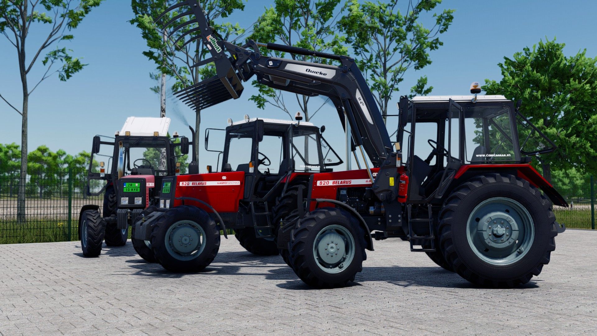 LS25 Belarus 820 Agropanonka V1.0.0.0 Mod / LS25 Mods