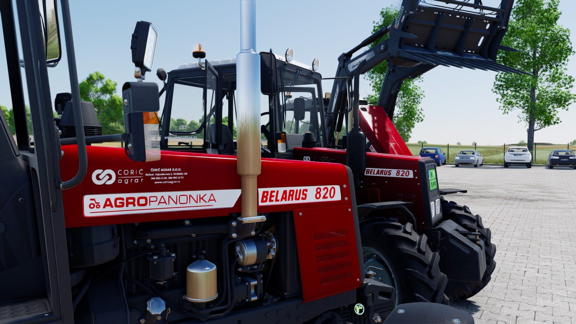 LS25 Belarus 820 Agropanonka V1.0.0.0 Mod / LS25 Mods