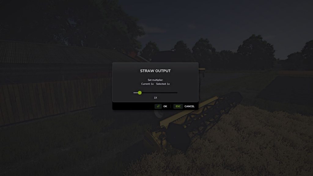 LS25 Straw output control V1.1.0.0 Mod / LS25 Mods