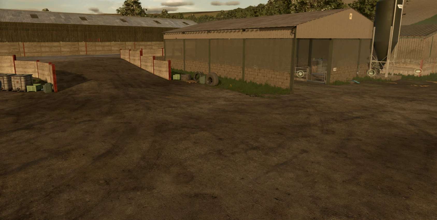 LS25 UK 4 Bay Pig Shed v1.0.0.0 Mod / LS25 Mods